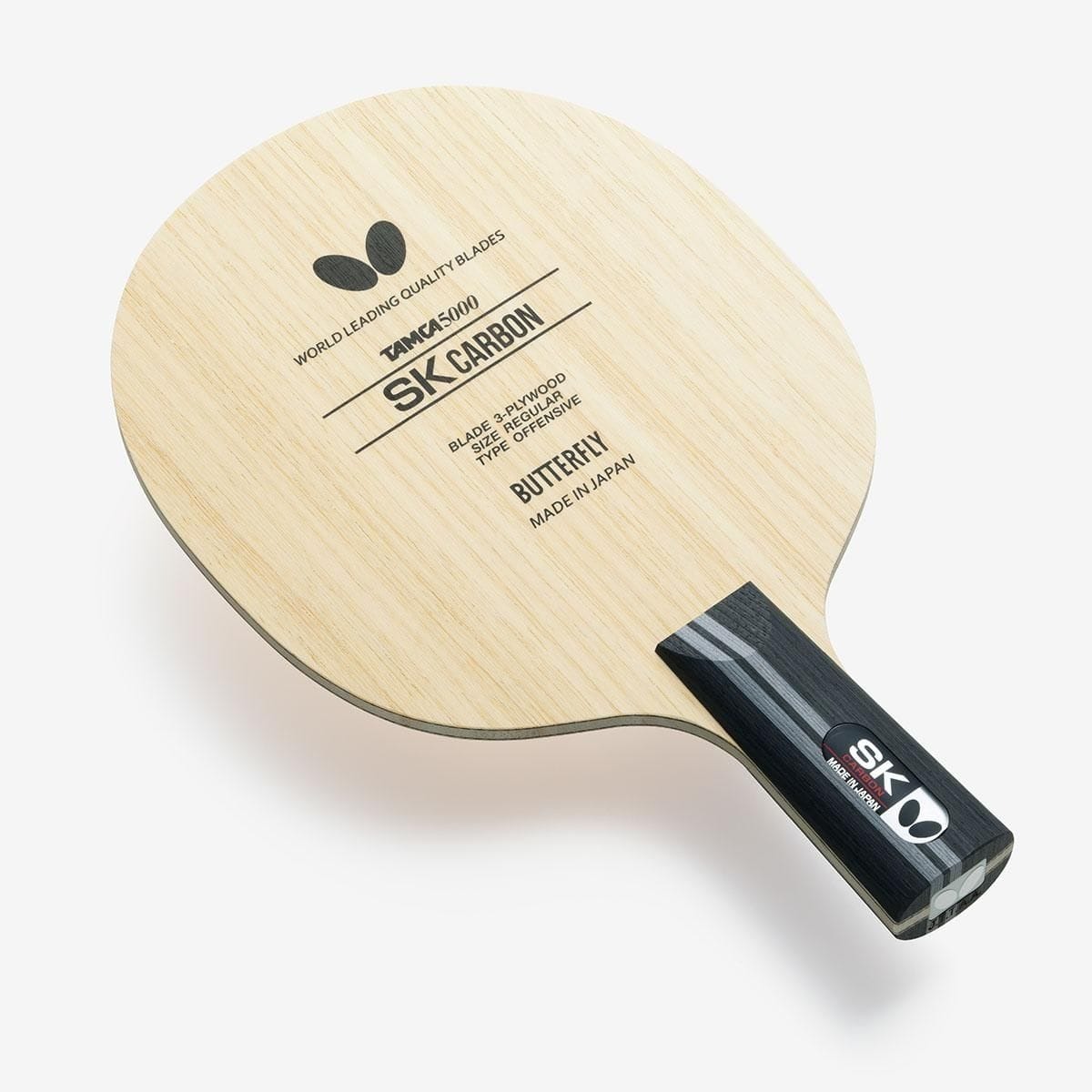 扱いやすいカーボンラケット カーボン「TAMCA5000」が攻撃力をもたらし、薄めで軽いブレードが優れた操作性を実現します。純木材ラケットから特殊素材ラケットへ移行したい選手にお勧めの中国式ペンラケットです。 ※中国式ペンの裏面は塗装および...