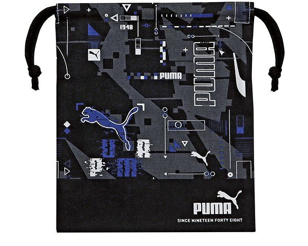 プーマ[PUMA](クツワ）キンチャクS(巾着・きんちゃく)(PM425)材質：綿特徴：コップなどが入るコンパクトサイズ本体内側にネームタグ付 本体：H210×W180×D5mm、22g*絵柄はサンプル画像です。実際の絵柄と多少異なる場合が...