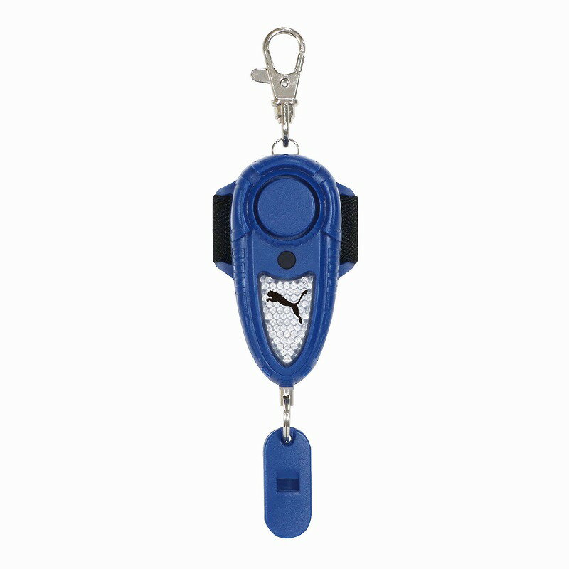プーマ[PUMA]（クツワ）防犯アラーム（防犯ブザー）　ブルー(PM535BL)材質：（本体・笛）ABS、（金具）亜鉛合金、鉄、（ベルト）ポリエステル特徴：危険を知らせる90dBの大音量アラームパッキン内蔵で雨の日も安心点滅式LEDライト付...
