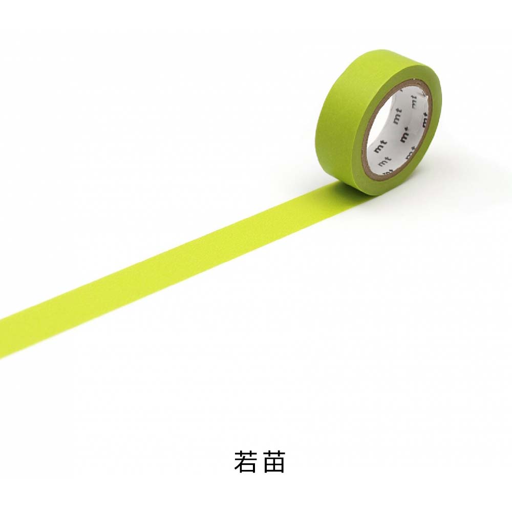 付箋より粘着力が強く、 インデックスシールよりはがしやすい、 そのほどよさが心地よい、マスキングテープです。 和紙でできています。 ●色 明るいキミドリ ●仕様 幅15mm × 長さ7m　1個 テープ内径29mm 個包装なし ●メーカー カ...