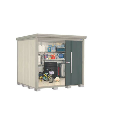 タクボ　物置Mr.ストックマン ダンディ NDシリーズ側面棚タイプ屋根タイプ：結露減少型耐荷重タイプ：一般型間口2200mm×奥行き2290mm×高さ2110mm面積5.04m2（1.53坪）床耐荷重3020kg基礎ブロック必要数（別途必要...