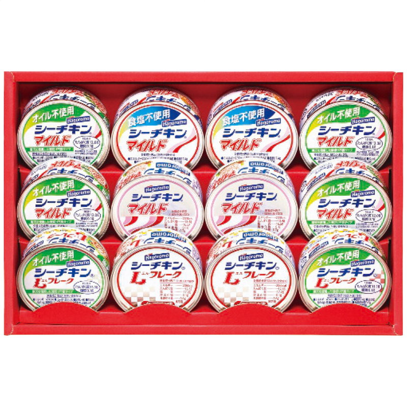 ■商品説明 素材やカタチ、製法によって、さまざまなおいしさが楽しめる「シーチキン」の詰め合わせです。 ■商品詳細 製造生産地：日本製 内容：オイル不使用シーチキンLフレーク・シーチキンLフレーク・食塩不使用シーチキンマイルド・シーチキンマイ...