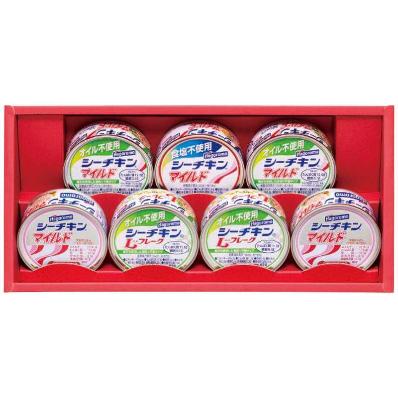 ■商品説明 素材やカタチ、製法によって、さまざまなおいしさが楽しめる「シーチキン」の詰め合わせです。 ■商品詳細 製造生産地：日本製 内容：オイル不使用シーチキンLフレーク・オイル不使用シーチキンマイルド・シーチキンマイルド各2缶・食塩不使...
