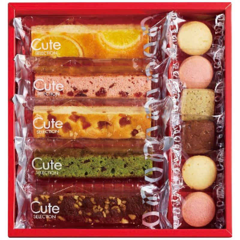 ■商品説明 キュートでカラフル。素材の美味しさをとじ込めたスティックケーキとプチクッキーの詰合せ。 ■商品詳細 製造生産地：日本製 賞味期間：製造日より常温約120日 アレルゲン：卵・乳成分・小麦・くるみ/オレンジ・大豆・りんご・アーモンド...