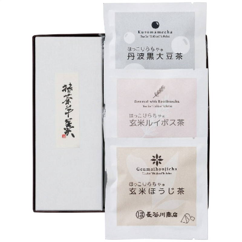 ■商品説明 北海道十勝産小豆をなどの素材を贅沢に使用した羊羹と厳選された国内茶葉を使用した種のお茶をセットしました。 ■商品詳細 製造生産地：日本製 賞味期間：製造日より常温約30日 アレルゲン：大豆 重さ：900g