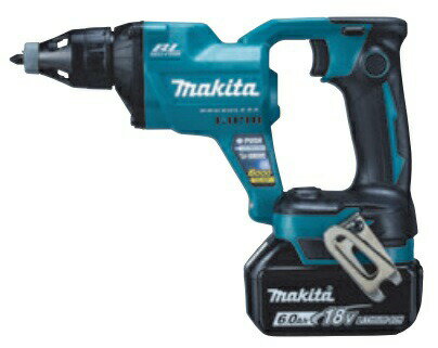 マキタ makita 充電式スクリュードライバ FS600DRG バッテリBL1860B・充電器DC18RF・ケース付 [実用充電：約27分　フル充電：約40分] AC機と同じ回転数！ 手元負荷約30％低減。 （別販売品のBAP18使用時の...