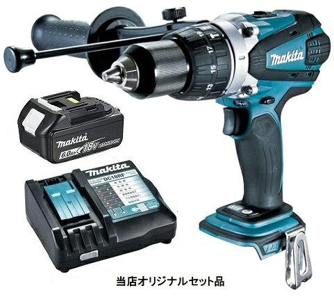 電池・充電器はその他機種のセット商品をバラシた商品です。 説明書・外箱・ケースは付属しません。 マキタ makita 充電式震動ドライバドリル HP458D バッテリBL1860B(1個)+充電器DC18RF付 当店オリジナルセット品 ※ケ...