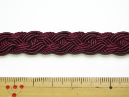 ■2種類のエンヂ色コードを三つ編してあります。幅-約14mm表示価格は10cmの価格です。販売単位は10cm単位です。