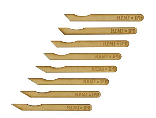 -/-/0020・ホビー用工具・本体サイズ:約66mm(62mm)×2mm×5mm・8本セット:先端30度 4本 / 先端45度 4本・本体の上面のくぼみに指を置くことによって力が分散せずに狙った箇所のやすりがけが可能・成型物のゲート処理や...