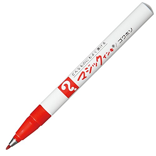 赤/-/B-M700-T2・Color:赤・パッケージ個数:1・【マジックインキ】どんなものにも書ける魔法のインキ／アルコール系染料・【線幅】0.7mm／ゴクボソ（No.700）・【用途】事務用・宛名書き・名前書き・園芸用・写真・【仕様】ク...