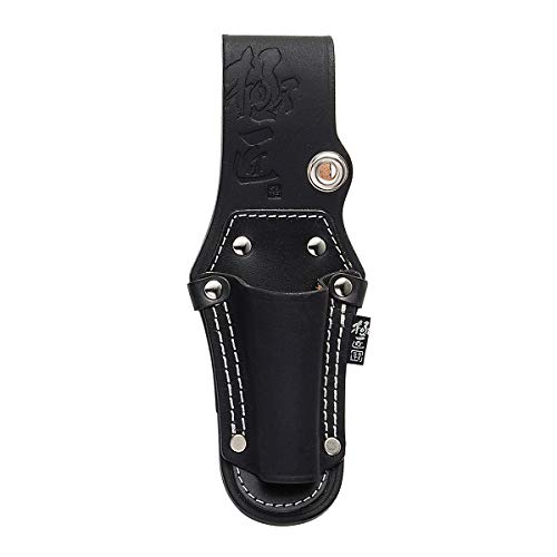 1丁差し(黒革)ブラック/-/GK‐1P・Style:1丁差し(黒革)・パッケージ個数:1・材質:本体部/牛床革、ケース背面部/PE材ツールがしっかり収納できるサイズで設計 安全ロープの着脱も楽々 大型のアイレットスペースを採用 素材には変...