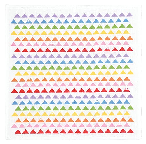 七色うろこ富士/約30×30cm/21-26-4611・パッケージ個数:1・素材：綿100％（表面）、レーヨン100％（中・裏面）・生産国：日本・サイズ：約30×30cm・吸水性と速乾性が特徴の蚊帳生地ふきん。洗うたびに柔らかくなります。七...