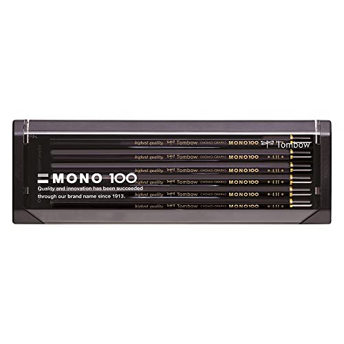 4Hマルチ* 黒/4H 1ダース/Mono -100-4H・Size:4H 1ダース・パッケージ個数:1・【仕様】高級鉛筆／六角軸・【用途】製図・デッサン用・【入数】12本入り（1ダース）・【ケース】スチロール樹脂・【ケースサイズ】幅75×...