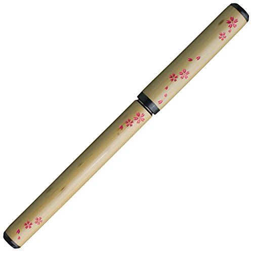 透明ケース桜/-/AK2700MP-25・Color:桜Style:透明ケース・パッケージ個数:1・【特徴】全60種類の模様から選べる天然竹の文様が美しいこだわりの筆ペン。・【仕様】カートリッジインク2本付属・【パッケージサイズ】 W45×...