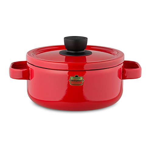 キャセロール レッドレッド/20cm/SD-20W・R・Style:キャセロール レッド・パッケージ個数:1・サイズ:W280 x D205 x H135mm・本体重量:1.45kg・材質:琺瑯、フェノール樹脂・生産国:タイ・満水容量:3....