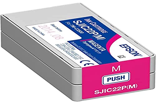 マゼンダ/-/235G484・パッケージ個数:1・TM-C3500用単色インク(マゼンタ)・重量70g・大きさ 幅46mm×奥行88mm×高さ37mmエプソン SJIC22PM TMー3500C用 インクカートリッジ(マゼンダ)
