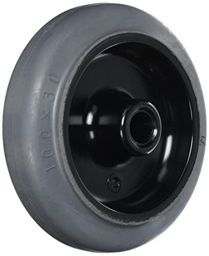 グレー/100Φ/TYSW100G・Size:100Φ・パッケージ個数:1・許容荷重(daN):120・許容荷重(kgf):122.4・車輪径D(mm):100・車輪幅(mm):32・ボス幅B(mm):42車輪にエラストマー(キャスター径5...