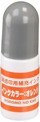 オレンジ/H56xφ18mm/4108-002・Color:オレンジSize:H56xφ18mm・パッケージ個数:1・本体:H56xφ18mm(5cc) パッケージW60xD18xH56・生産国:日本顔料系油性インク浸透印専用補充インク