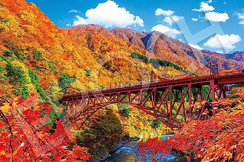 1000ピース秋晴れの黒部峡谷とトロッコ電車ー富山/50×75cm/09-053s・Color:秋晴れの黒部峡谷とトロッコ電車ー富山Style:1000ピース・パッケージ個数:1・秋の黒部峡谷とトロッコ電車の織り成す美しい景色。・ジグソーパ...