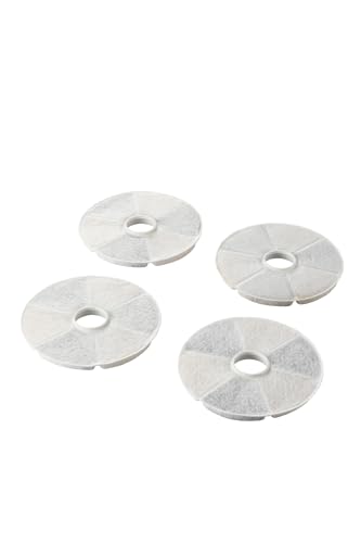 交換用フィルター/幅147mm×厚さ147mm×高さ14mm/PET-WD04FT・Color:交換用フィルター・エレコム フィルター式自動給水器「サイレントアクア」(型番:PET-WD01WH)の交換用軟水化フィルターです。※自動給水器本...