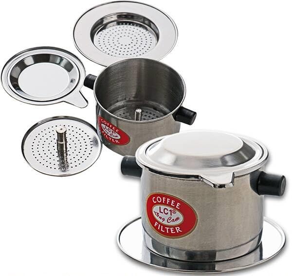 ブラック/-/-・パッケージ個数:1コーヒーカップの上に器具を直接乗せて使用します。コーヒー豆は深煎り、挽き方は極細挽きのものがおすすめ。加糖練乳をたっぷり加えて飲むのが本場ベトナム流です。
