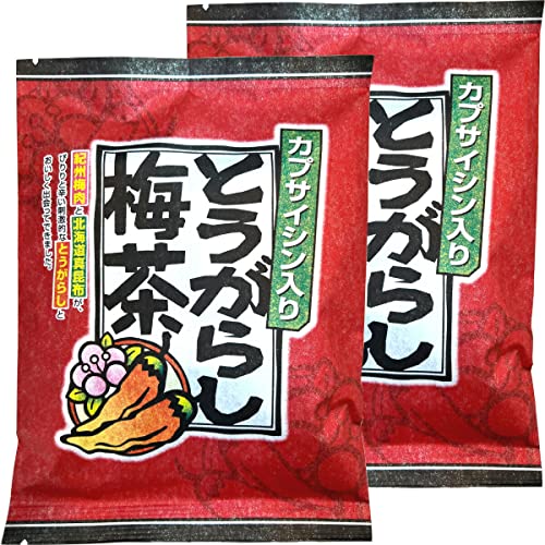 PatternName:48g(2g×24本)×2袋セット・パッケージ個数:2・【商品名】とうがらし入り梅茶【商品区分】飲料【内容量】48g(2g×24本)×2袋・【原材料名】食塩（国内製造）、デキストリン、昆布エキス、唐辛子、乾燥梅肉、昆...