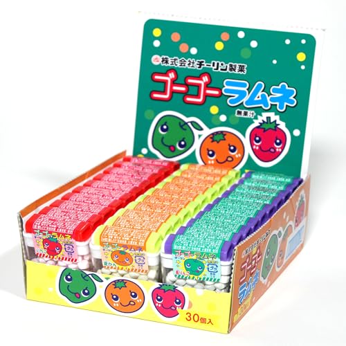 ゴーゴーラムネ-/-/0000049597264・Style:ゴーゴーラムネ・小さな容器にラムネが詰まった駄菓子・味は3種類商品紹介 小さな容器にラムネが詰まった駄菓子です。1Bに味は3種類入っています。 原材料・成分 【夏かん】ぶどう糖（...