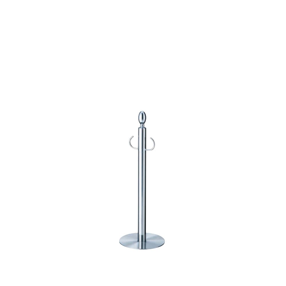 品番fpp-0631-cr-ky商品名フロアパーティションポールカラークローム/鏡面材質ポール：真鍮＋ステンレスベース：ヘアーラインフック部回転