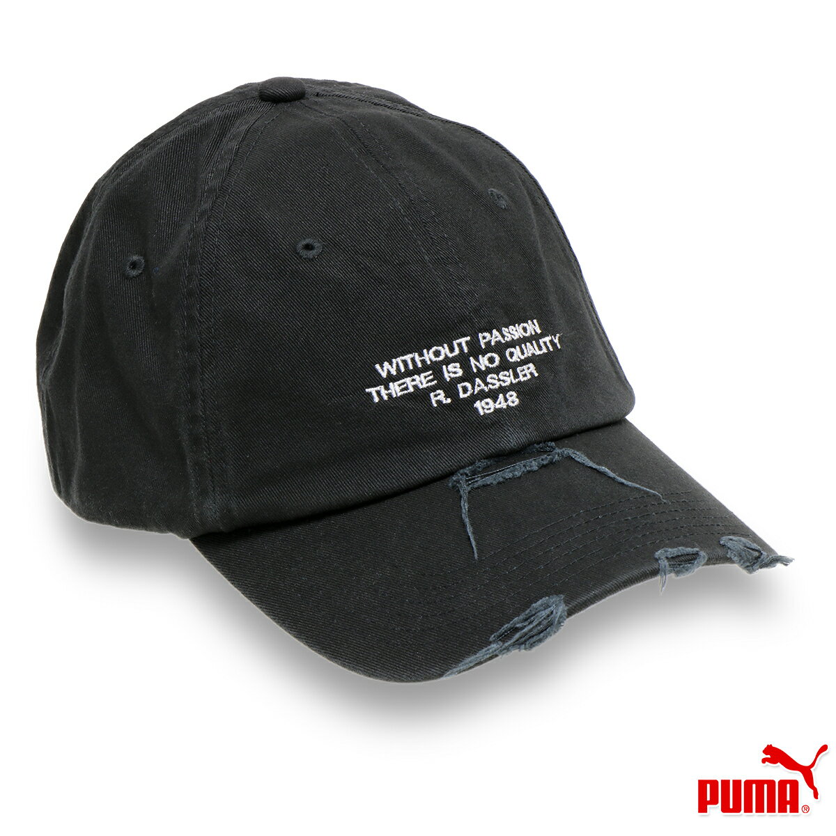 プーマ キャップ 帽子 ベースボールキャップ ダメージ加工 おしゃれ コットン 綿 ユニセックス メンズ レディース puma □サイズ 59-64cm ※サイズ表記はメーカー発表(タグ等に記載)の数値と実寸値で若干の違いがある場合がありま...