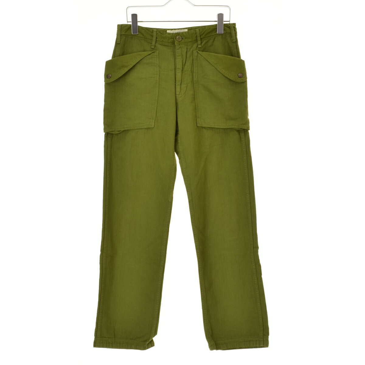 #SPELLBOUND#Y4d#Y4e#Y4f#Y50#Y51#L48#L49#L4a#L4b#L4c#SPELL BOUND#オリーブ（カーキ）系#ウエスト約74cm～77cm#表記サイズ：30#コンディションD##メンズ#パンツ#その他...