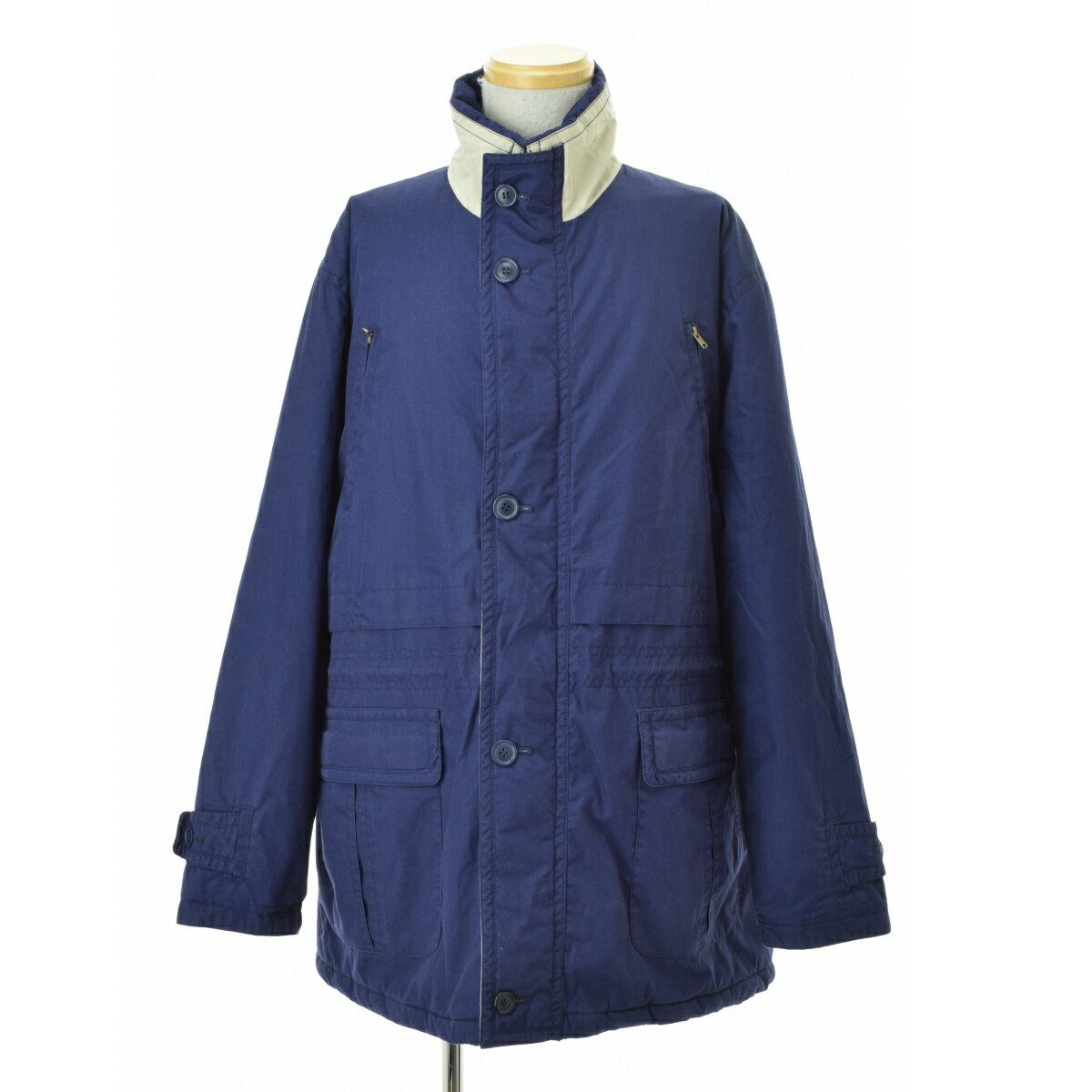 #WOOLWORTHS#X3e#X3f#X40#X41#X42#Y50#Y51#Y52#Y53#Y54#S34#S35#S36#S37#S38#WOOL WORTHS#ブルー系#中綿#表記サイズ：S#コンディションD##メンズ#コート#その...