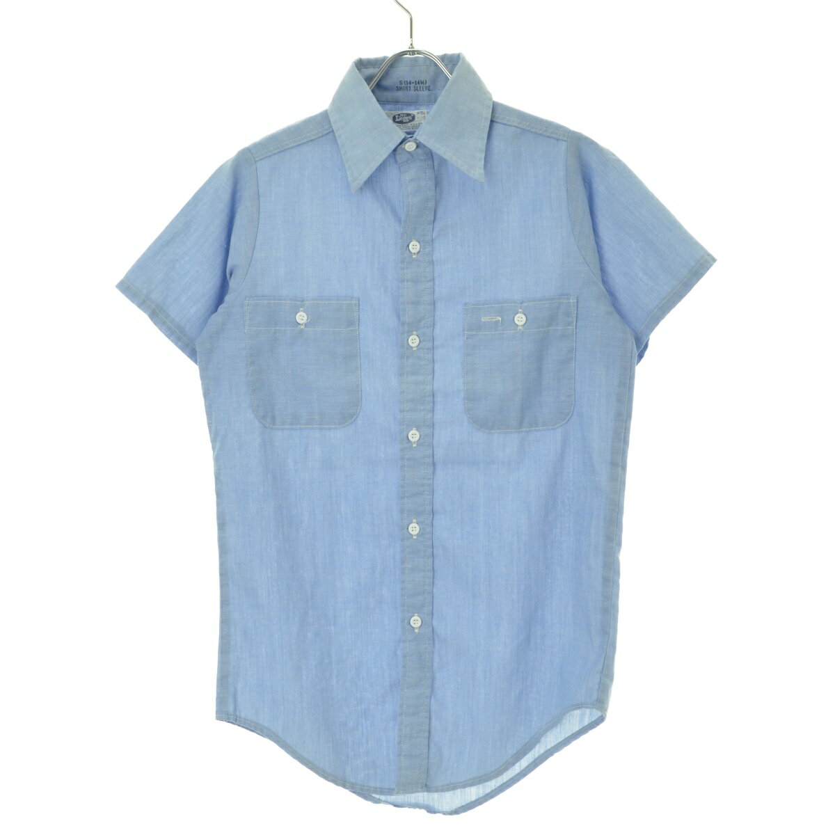 #Mr.Leggs#X2f#X30#X31#X32#X33#Y4d#Y4e#Y4f#Y50#Y51#S22#S23#S24#S25#S26#Mr.Leggs#ブルー系#シャンブレー#表記サイズ：S(14-14 1/2)#コンディションD##...