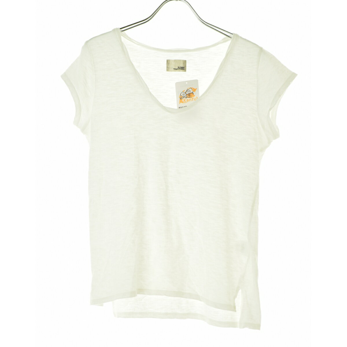 #UnpeuFemme#X27#X28#X29#X2a#X2b#Y3b#Y3c#Y3d#Y3e#Y3f#S20#S21#S22#S23#S24#Unpeu Femme#ホワイト系#Vネック#コンディションC##レディース#Tシャツ・カットソ...