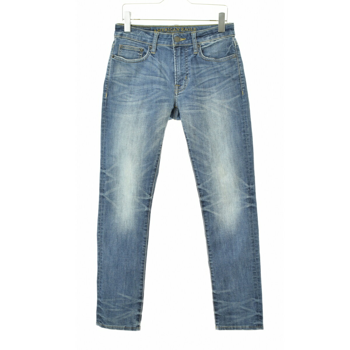 #AMERICANEAGLE#Y49#Y4a#Y4b#Y4c#Y4d#L44#L45#L46#L47#L48#AMERICAN EAGLE#ブルー系#ストレッチ#ウエスト約70cm～73cm#表記サイズ（レングス）：30#コンディションC#...