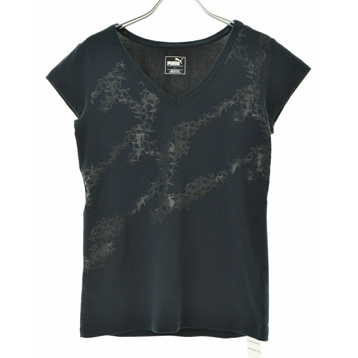 #PUMA#X27#X28#X29#X2a#X2b#Y3c#Y3d#Y3e#Y3f#Y40#S22#S23#S24#S25#S26#PUMA#ブラック系#プリント#表記サイズ：L#コンディションD##レディース#Tシャツ・カットソー#Tシャ...