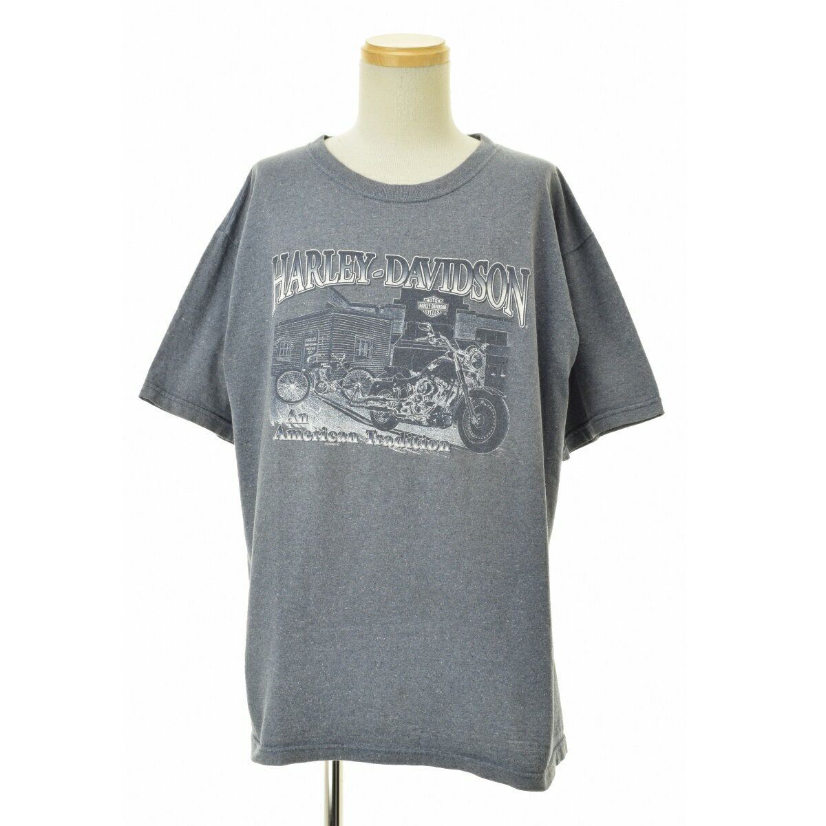 #HARLEYDAVIDSON#X36#X37#X38#X39#X3a#Y48#Y49#Y4a#Y4b#Y4c#S34#S35#S36#S37#S38#HARLEY DAVIDSON#グレー系#プリント#表記サイズ：L#コンディションD##...