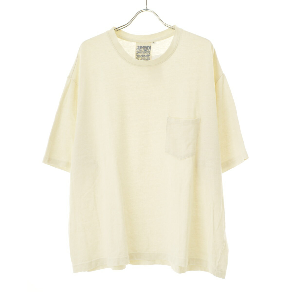 #JUNGMAVEN#X42#X43#X44#X45#X46#Y4b#Y4c#Y4d#Y4e#Y4f#S38#S39#S3a#S3b#S3c#JUNGMAVEN#ホワイト系#コットン#表記サイズ：2#コンディションC##メンズ#Tシャツ・カ...