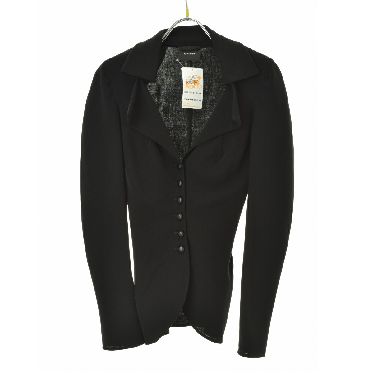 #AKRIS#X25#X26#X27#X28#X29#Y3a#Y3b#Y3c#Y3d#Y3e#S24#S25#S26#S27#S28#AKRIS#ブラック系#ストレッチ#表記サイズ：US 2#コンディションC##レディース#ジャケット#その...