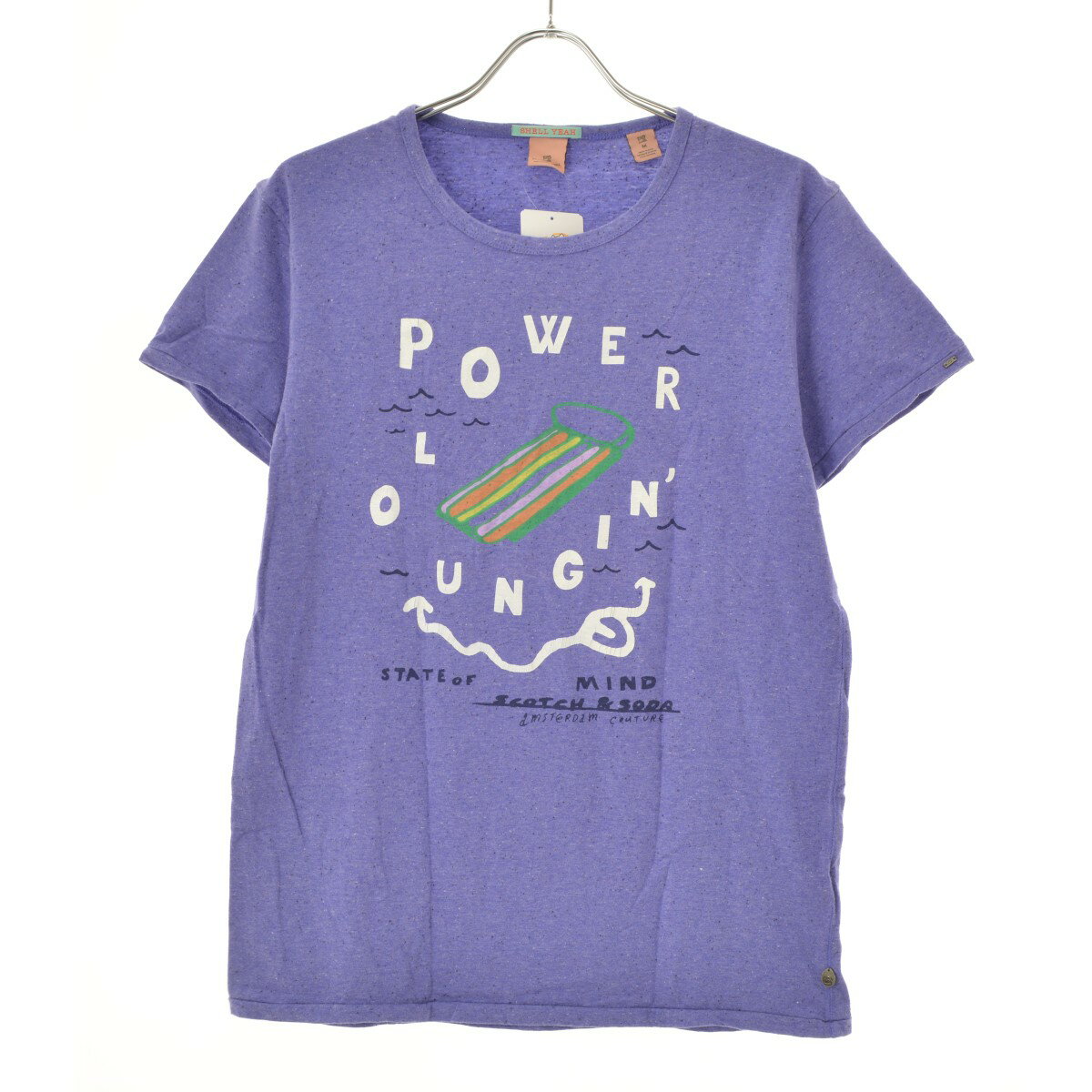 #SCOTCH&SODA#X2e#X2f#X30#X31#X32#Y43#Y44#Y45#Y46#Y47#S2a#S2b#S2c#S2d#S2e#SCOTCH&SODA#パープル系#プリント#表記サイズ：M#コンディションC##メンズ#Tシ...