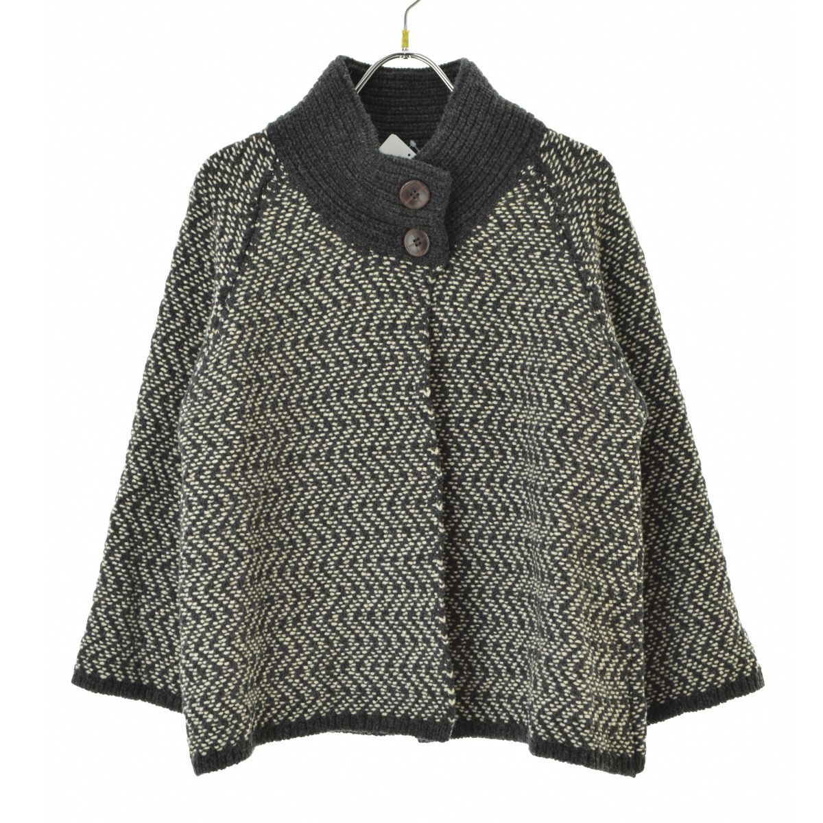 #fishermanoutofireland#X2e#X2f#X30#X31#X32#Y33#Y34#Y35#Y36#Y37#fisherman out of ireland#グレー系#アイボリー系#ウール#ニット#表記サイズ：M#コンディ...