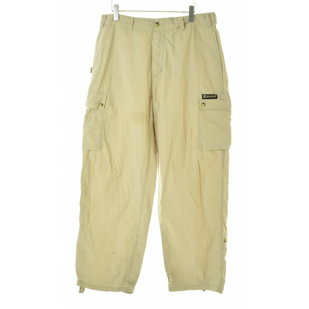 #KARLKANI#Y53#Y54#Y55#Y56#Y57#L5a#L5b#L5c#L5d#L5e#KARL KANI#ベージュ系#ウエスト約90cm～#表記サイズ：34#コンディションD##メンズ#パンツ#カーゴ#ALL#BRANDKAR...