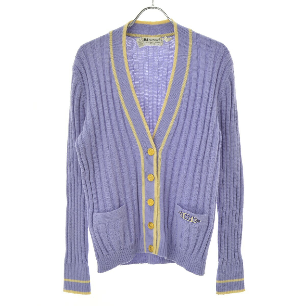 #CASSANDRE#X2d#X2e#X2f#X30#X31#Y3b#Y3c#Y3d#Y3e#Y3f#S24#S25#S26#S27#S28#CASSANDRE#パープル系#ウール#ニット#表記サイズ：44#コンディションC##レディース#...