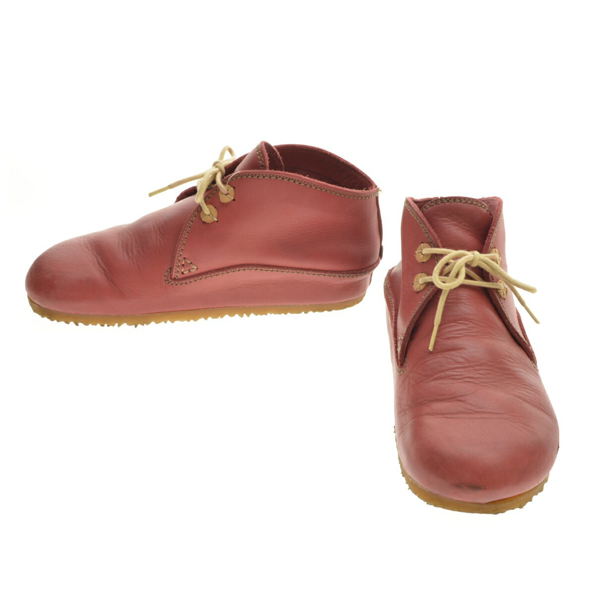 #befrse#X7#X8#X9#Xa#Xb#Z17#Z18#Z19#L17#L18#L19#L1a#L1b#be frse#レッド系#チャッカ#ブーツ#サイズ約24.5cm#表記サイズ：38#コンディションD##レディース#シューズ#その...