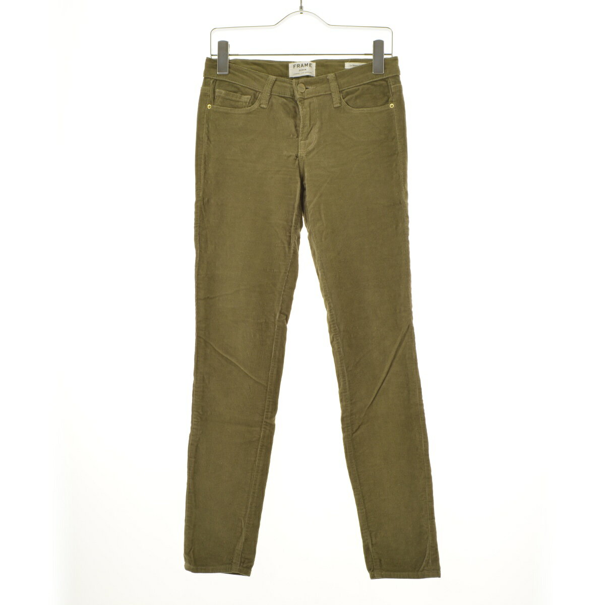 #FRAMEDENIM#Y46#Y47#Y48#Y49#Y4a#L42#L43#L44#L45#L46#FRAME DENIM#オリーブ（カーキ）系#スキニー#ウエスト約68cm〜71cm#表記サイズ：25#コンディションC##レディース#...