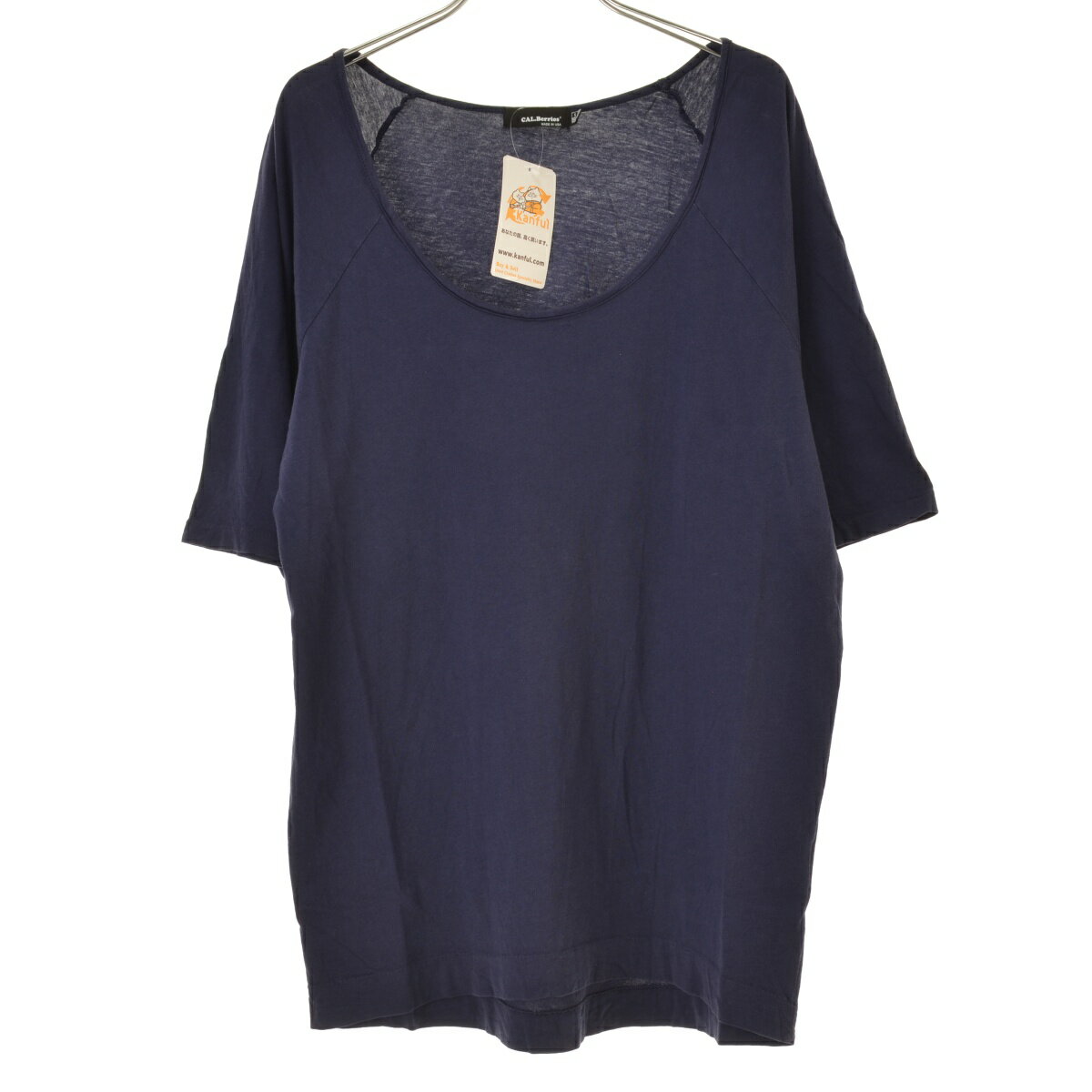 #C.A.L.Berries#X34#X35#X36#X37#X38#Y45#Y46#Y47#Y48#Y49#C.A.L.Berries#ブルー系#Uネック#表記サイズ：S#コンディションC##レディース#Tシャツ・カットソー#Tシャツ#A...