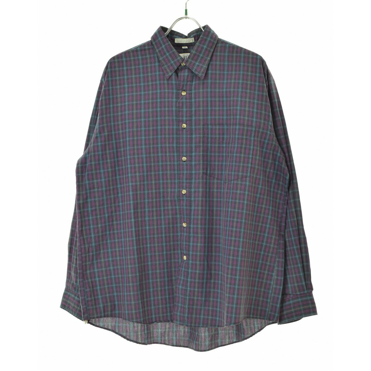 #VANHEUSEN#X3e#X3f#X40#X41#X42#Y4d#Y4e#Y4f#Y50#Y51#S31#S32#S33#S34#S35#VAN HEUSEN#パープル系#ブルー系#ブラック系#オレンジ系#チェック#表記サイズ：L#コン...