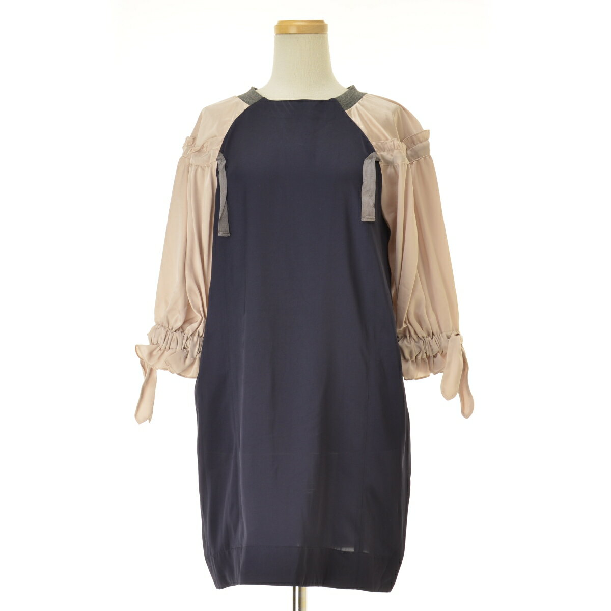 #nok.ca.#X2d#X2e#X2f#X30#X31#Y4e#Y4f#Y50#Y51#Y52#nok.ca.#ブルー系#ベージュ系#グレー系#表記サイズ：38#コンディションD##レディース#ワンピース#ワンピース・ドレス#春#BRAN...