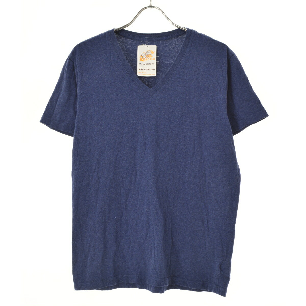 #GAP#GAP_GP#X30#X31#X32#X33#X34#Y44#Y45#Y46#Y47#Y48#S2a#S2b#S2c#S2d#S2e#GAP#GAP 関連ブランド#ブルー系#Vネック#表記サイズ：M#コンディションD##メンズ#T...