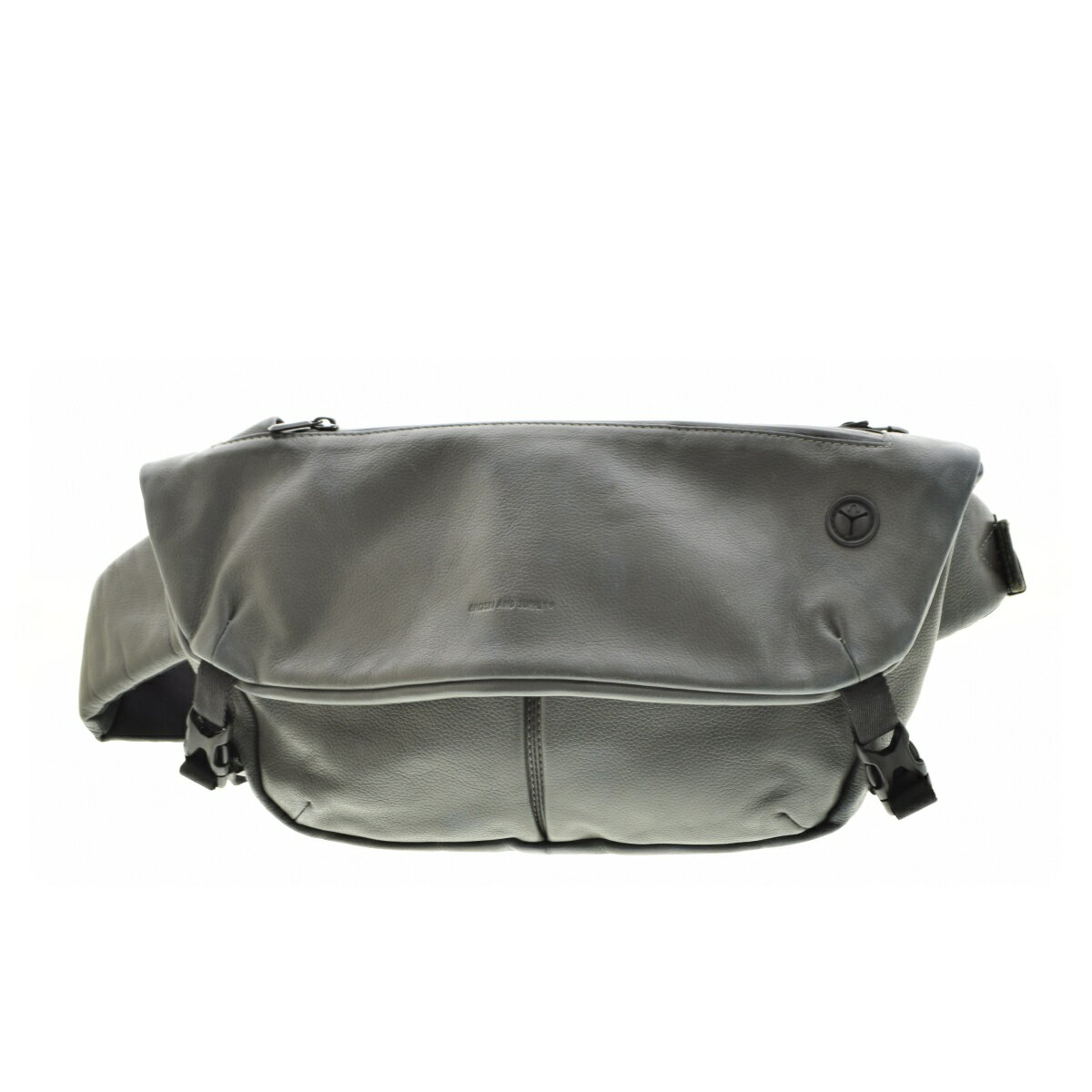 #BROSKIANDSUPPLY#X26#X27#X28#X29#X2a#Y11#Y12#Y13#Y14#Y15#Z6#Z7#Z8#Z9#Za#BROSKI AND SUPPLY#グレー系#レザー#コンディションD##メンズ#バッグ#ショル...