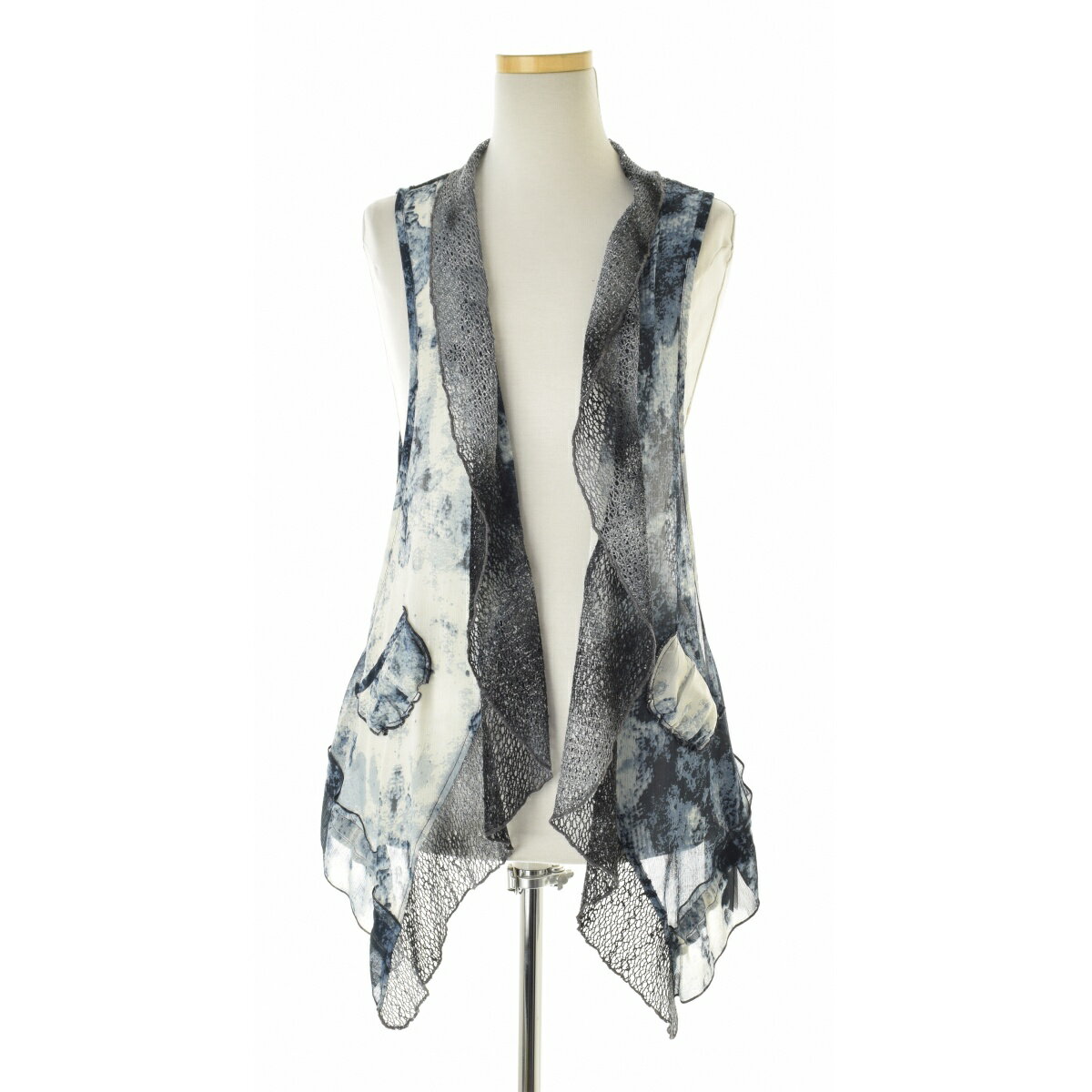 #SOEN#X34#X35#X36#X37#X38#Y31#Y32#Y33#Y34#Y35#S1c#S1d#S1e#S1f#S20#SOEN#グレー系#ブラック系#ブルー系#ニット#表記サイズ：44#コンディションA##レディース#シャツ・...